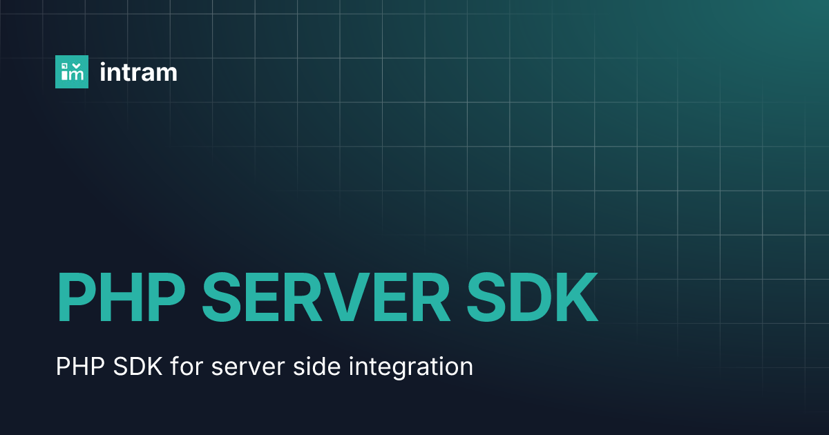PHP SERVER SDK | intram
